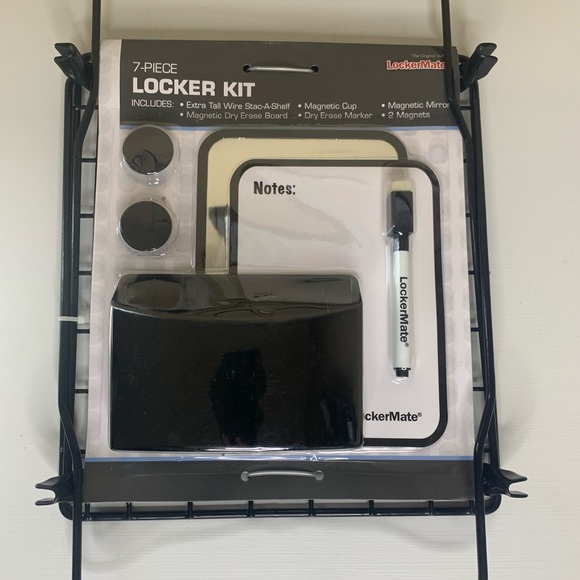 Lockermate | Office | Lockermate 7 Piece Locker Kit With 2 Stacashelf ...